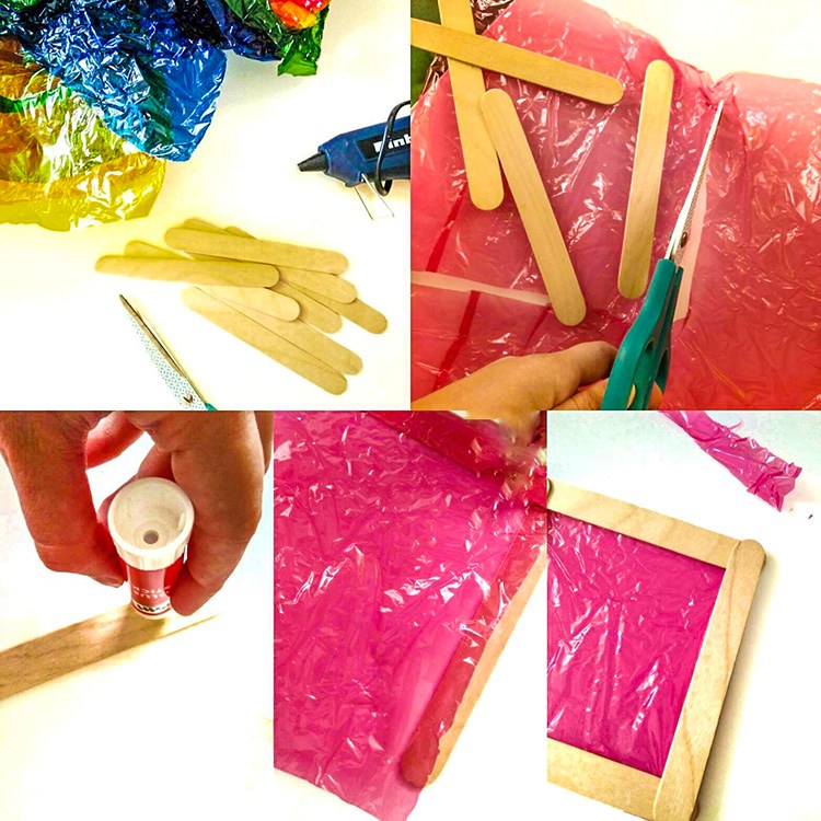 DIY χρωματιστά σχήματα κι ένα παιχνίδι με φως και χρώματα ξεκινά ...