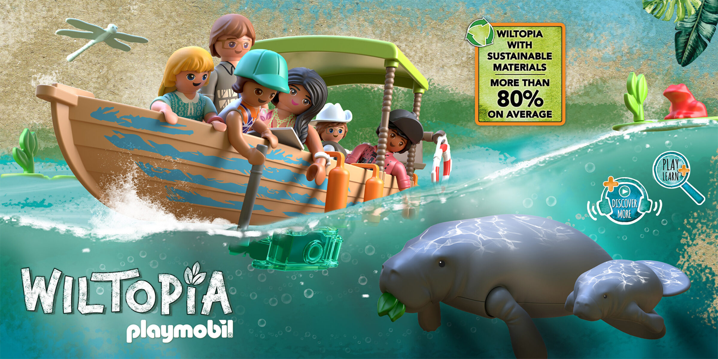 Wildtopia: Η πρώτη σειρά PLAYMOBIL από ανακυκλωμένο πλαστικό ...
